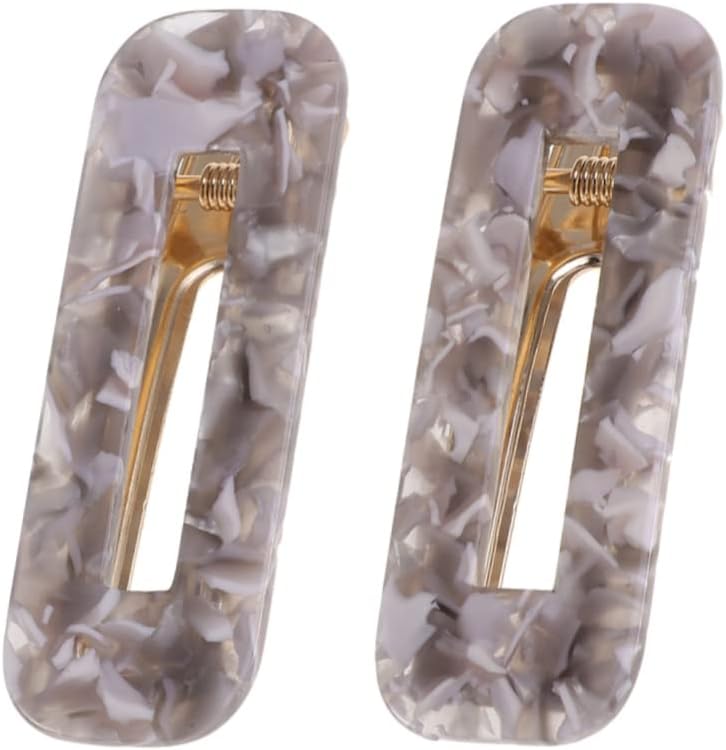 Amazon.com : Lurrose 2 Pcs Tortoise Shell Hair Clips Leopard Barrettes ...