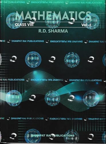 RD Sharma Mathematics for Class 8 - Vol 1 - CBSE As Per Latest NCERTs ...