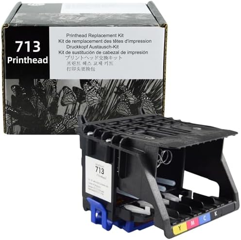 Amazon.com: 713(3ED58A) Printhead(with Chip) Replacement for HP 713 ...