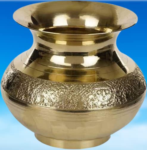 MAHAMAYA 1 Pc Small Size Brass Puja Lota Prayer Vassel Emboss ...