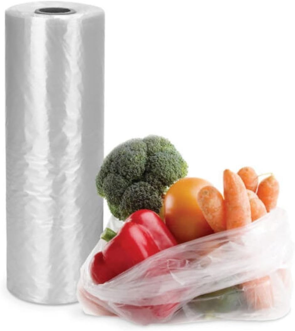 Sabco - Plastic Bags On Roll - Clear Poly Food Sandwich Food Bags For ...