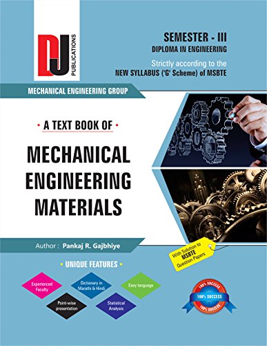 A text book of Mechanical Engineering Materials (DJ 3) eBook : Gajbhiye ...