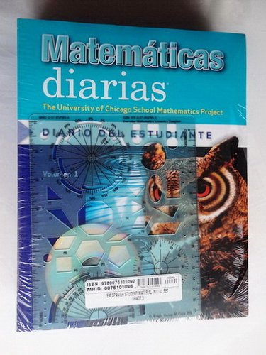 Everyday Math Spanish Student Materials 3 Book Set Grade 5 ISBN ...