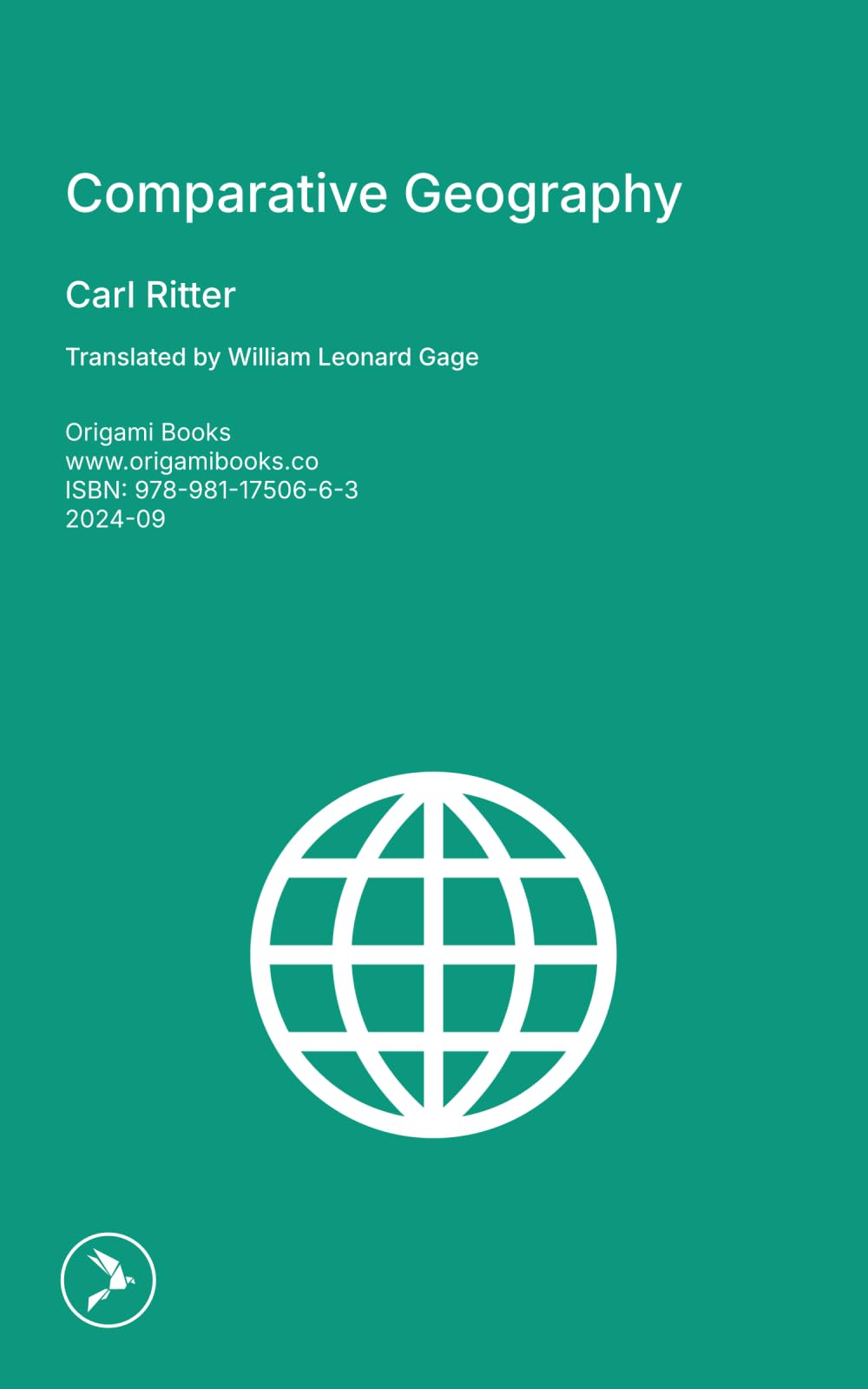 Comparative Geography: Ritter, Carl, Gage, William Leonard: 9789811750663: Amazon.com: Books