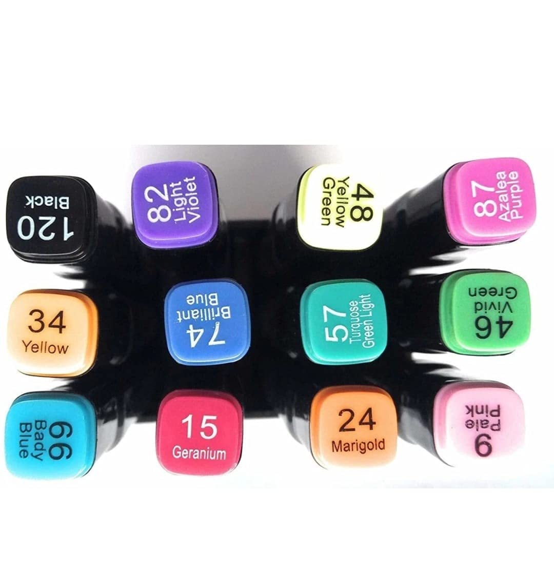 Touch cool Alcohol Markers Professional Art Set - Dual tip Alcohol ...