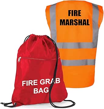 Workplace Fire Evacuation Kit - Printed Red Documents & Equipment ...