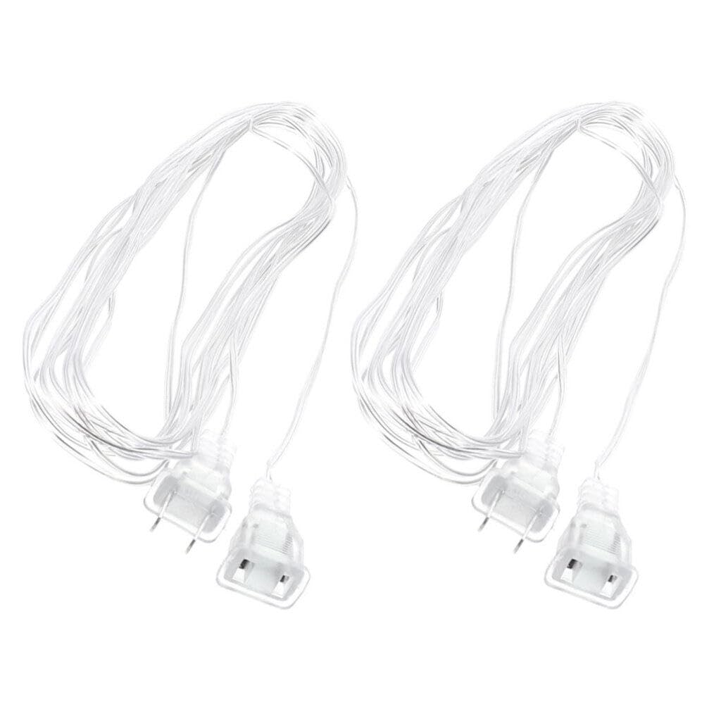 Amazon.com: Gadpiparty 2pcs Clear Extension Cord Indoor String ...