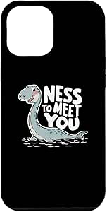 Amazon.com: iPhone 15 Pro Max Loch Ness Monster Pun, Ness To. Meet You, Cryptid Nessie Case ...