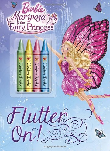 Amazon | Flutter On! (Barbie) (Color Plus Chunky Crayons) | Tien ...