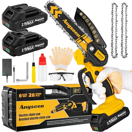 ANGSEEN Mini Chainsaw Cordless 6 Inch REVIEW: A Long-Term User's ...