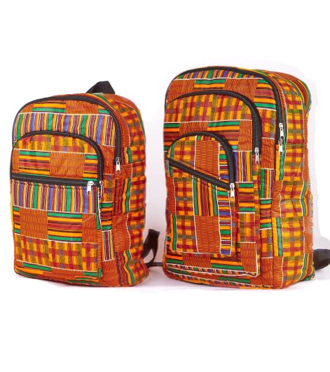 Amazon.com: African print backpack/kente backpack/shoulder backpack ...