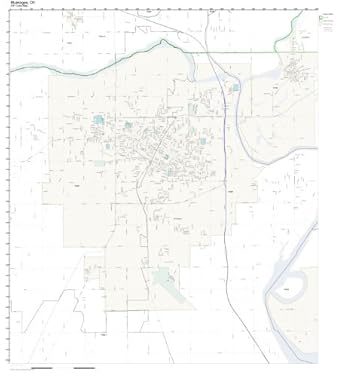 ZIP Code Wall Map of Muskogee, OK ZIP Code Map Laminated: Amazon.com ...