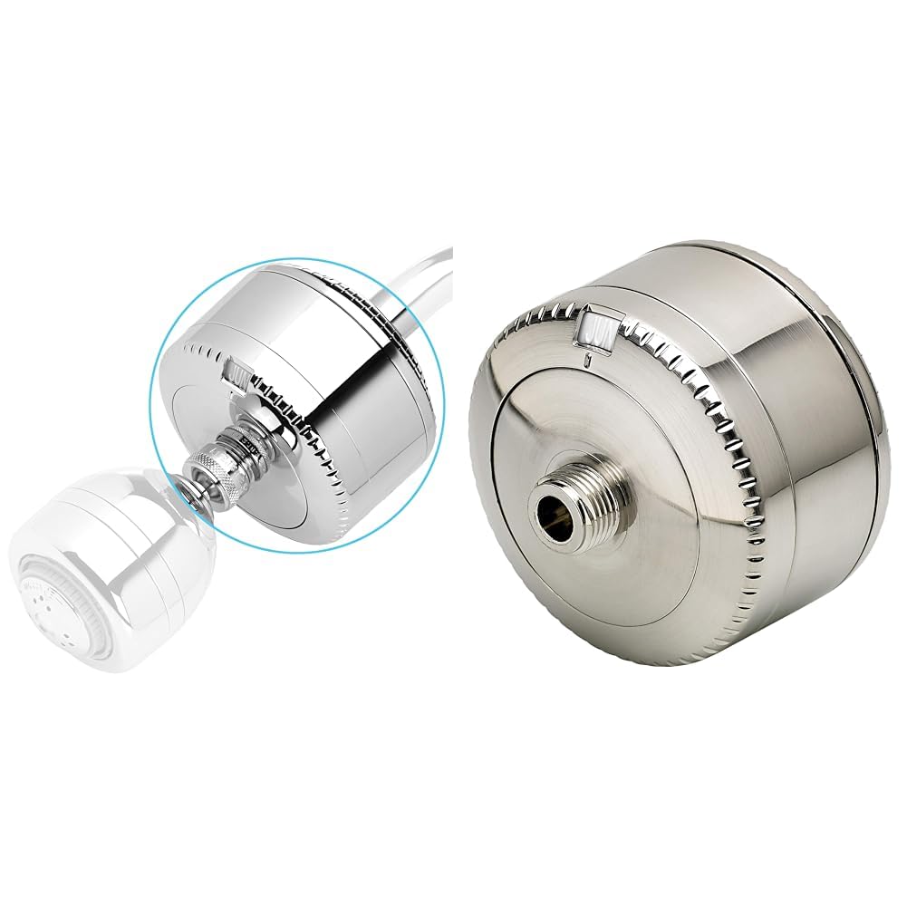 Sprite Industries Slim-Line 2 Universal Shower Filters, Chrome and ...