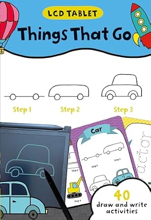 Buy Things That Go LCD Tablet with Flashcards Pack Book Online at Low ...