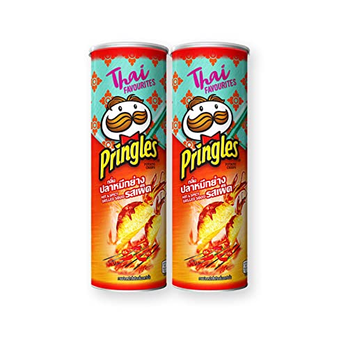 Hilary Pringles Crisps Potato Chips Hot And Spicy Grilled Squid ...