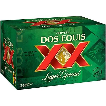 Amazon.com: Dos Equis Cerveza mexicana, paquete de 24, botellas de 12 ...