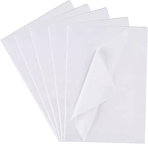 White Tissue Paper Gift Wrap, 100 Sheets White Gift Wrapping Tissue ...