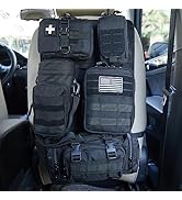 Amazon.com: Universal Tactical Car Seat Back Organizer Bag Tactical ...