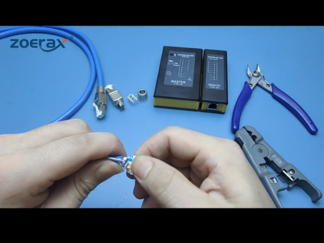 Watch ZoeRax CAT6A RJ45 Connector Tool-Free on Amazon Live