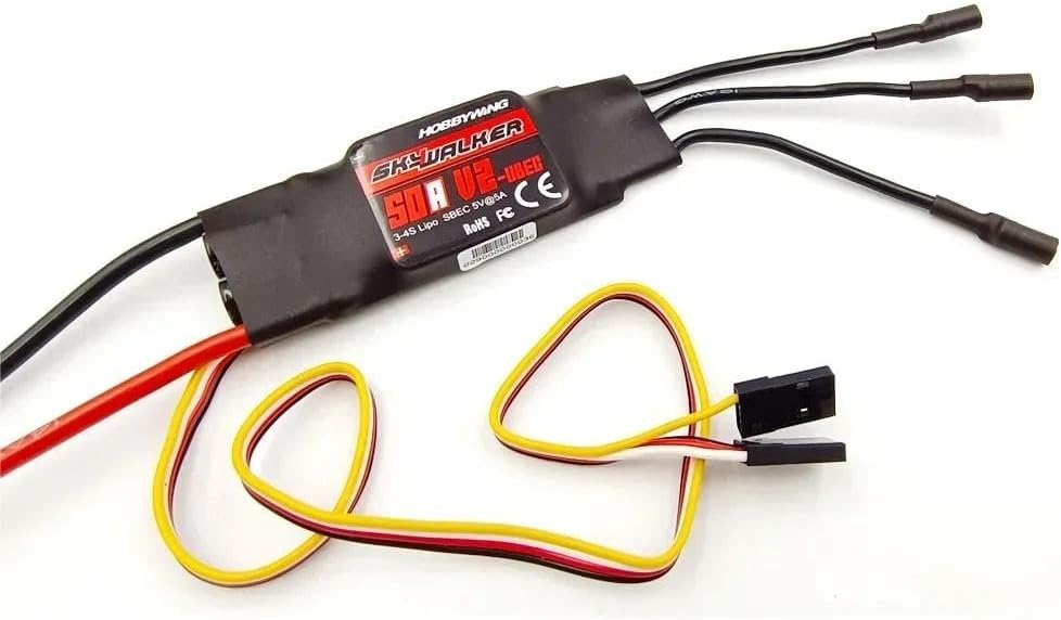 Amazon.com: SPARKHOBBY 12A 20A 30A 40A 50A 60A 80A Brushless ESC Speed Controler BEC for ...