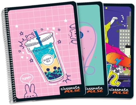 PW Practice Spiral Notebooks Set of 3 | A4-297 x 210 mm | 280 Pages ...