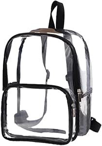 Amazon.com: Generic Clear Backpack Large Capacity Transparent Shoulder ...