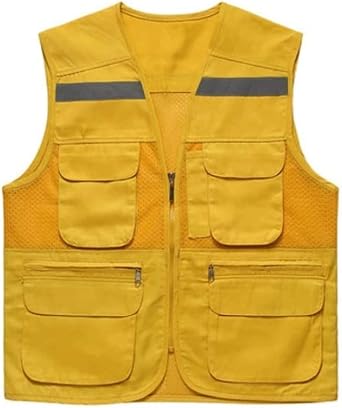 Amazon.com: Safety Vest Reflective Suit Polyester Fiber Reflective ...