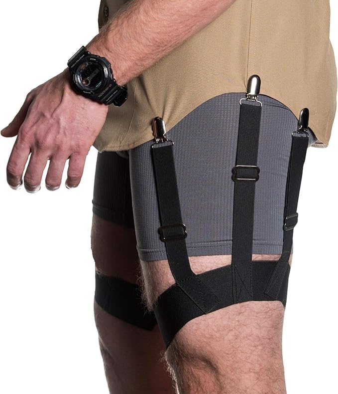 Premium Shirt Stays for Men - 3.0 Upgrade Tucker Garters Clips for ...