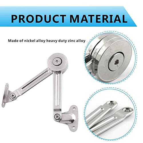 PingWPYe1Set Soft Close Hinges,Self Closing Hinge Lid Stay Lift Up ...
