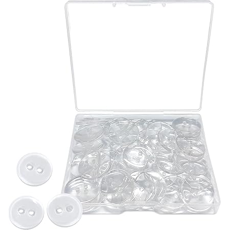 Amazon.com: 500 Pcs Clear Resin Buttons, Clear 2 Hole Buttons ...