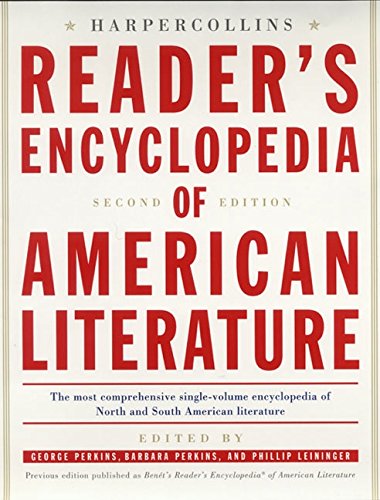 The HarperCollins Reader's Encyclopedia Of American Literature, 2nd ...