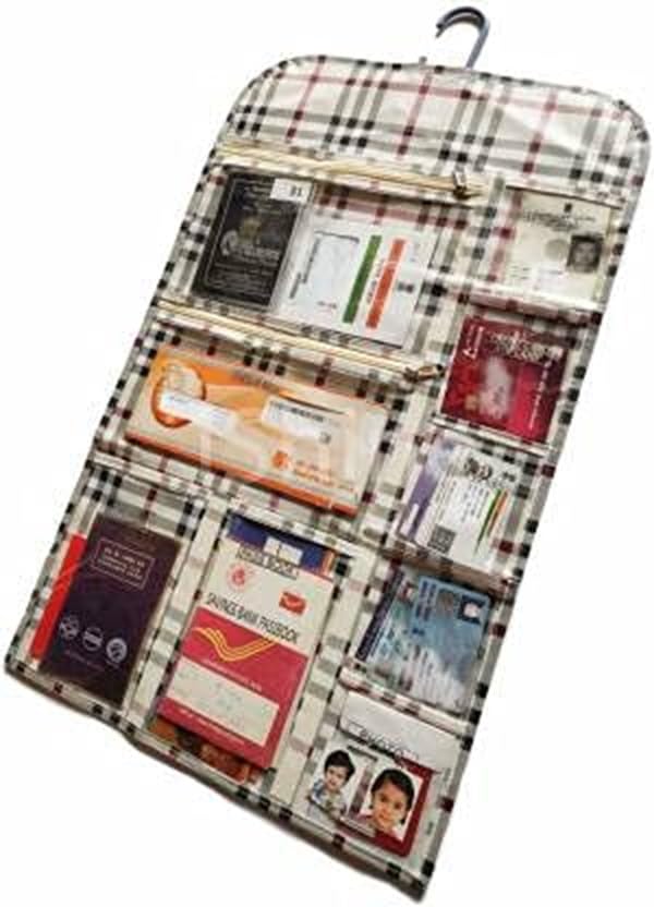 Organiser Villa 9 Pocket Wall Hanging Document/Card Organiser ...