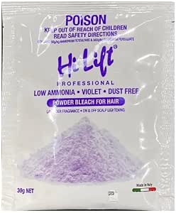 Hi Lift Violet Dust Free Powder Bleach Sachet (30g) : Amazon.com.au: Beauty