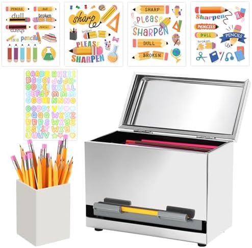 Amazon.com : Pencil Dispenser for Classroom Stainless Steel Pencil ...