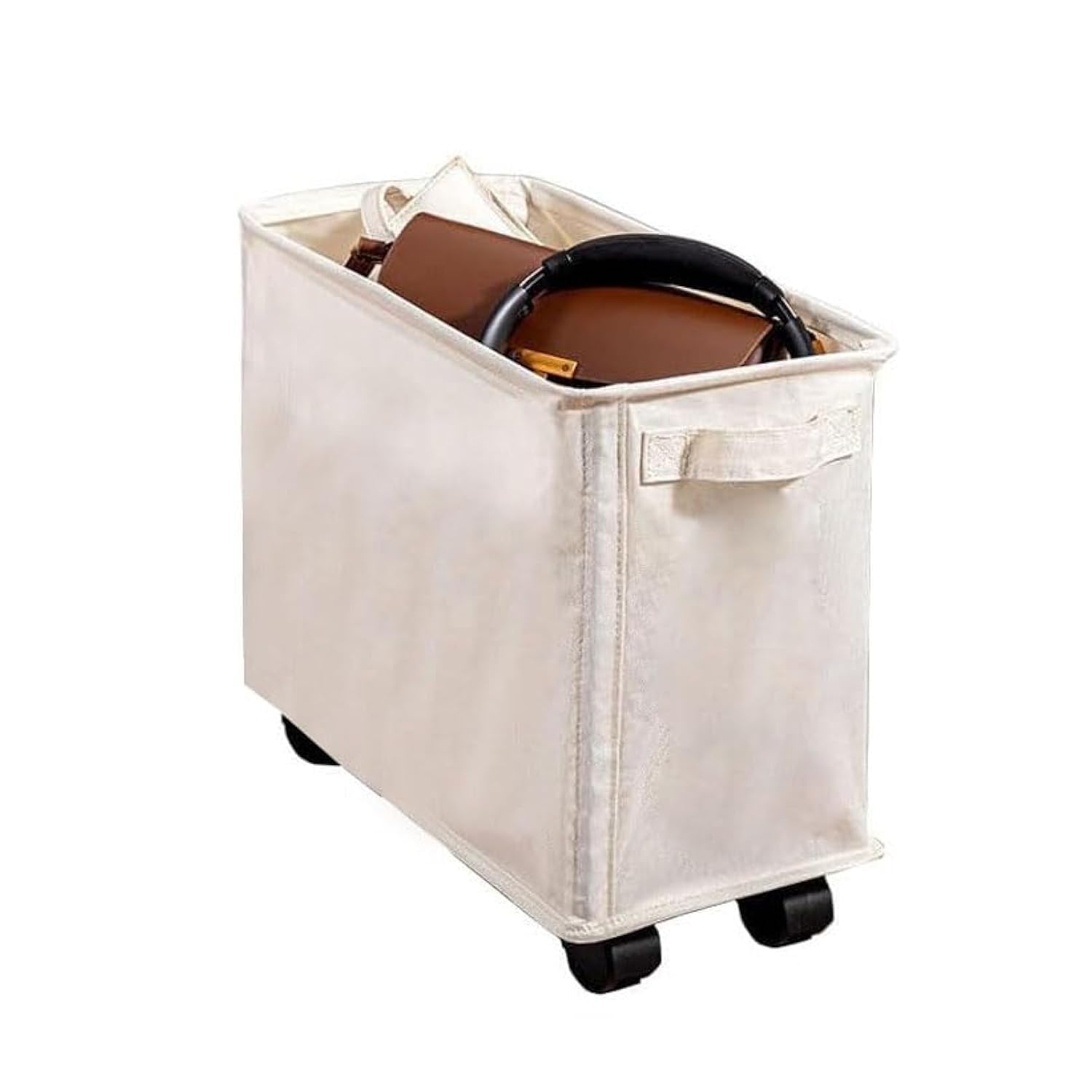 Amazon.com: Under Desk Storage Basket For Work,Mobile Rolling Cart ...