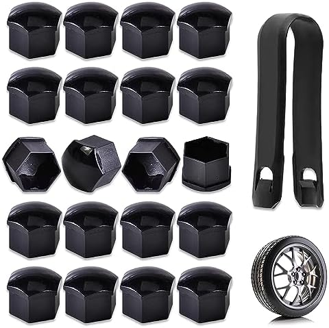 Cozevdnt 17mm Wheel Nut Cap, 20pcs Wheel Bolt Nut Covers, Universal ...
