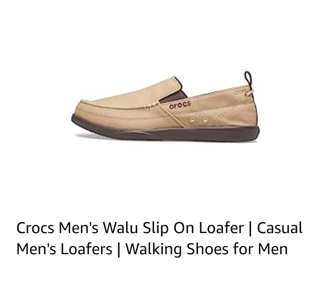 Amazon.com | Crocs Men's Walu Slip On Loafer | Casual Men's Loafers ...