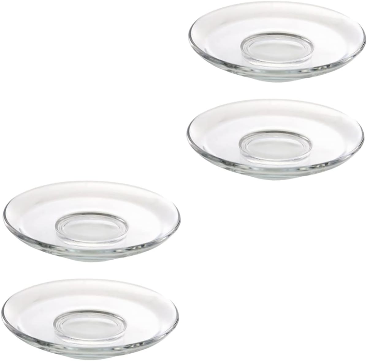 Amazon.com | CIYODO 4 Pcs Saucers Decorative Saucers Snacks Desserts ...