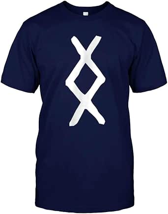 Nordic Rune INGUZ INGWAZ Symbol - Viking Black T-Shirt | Amazon.com