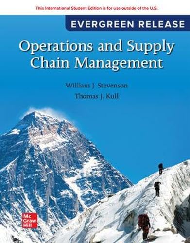 Operations and Supply Chain Management: 2024 Release ISE: William J ...