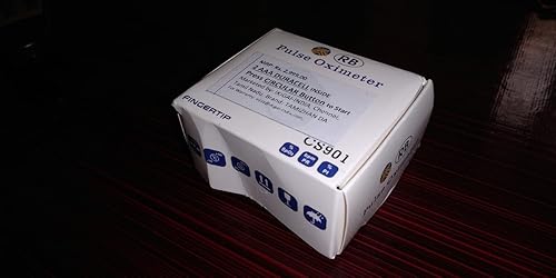 Tamizhanda P-01 Pulse Oximeter-Blue&White. 2 DURACELL inside. 6 month ...