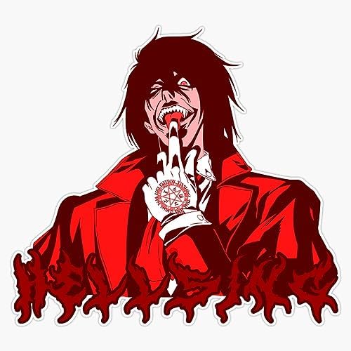 Amazon.com: Hellsing - Alucard Sticker Vinyl Waterproof Sticker Decal ...