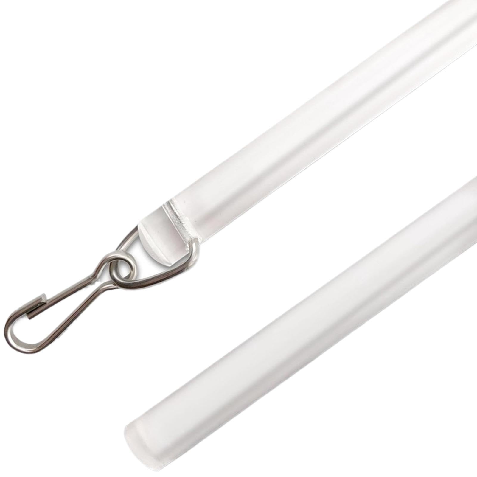 Amazon.com: Clear Curtains Rod - 23g Curtain Rods | Curtain Draw Rods ...