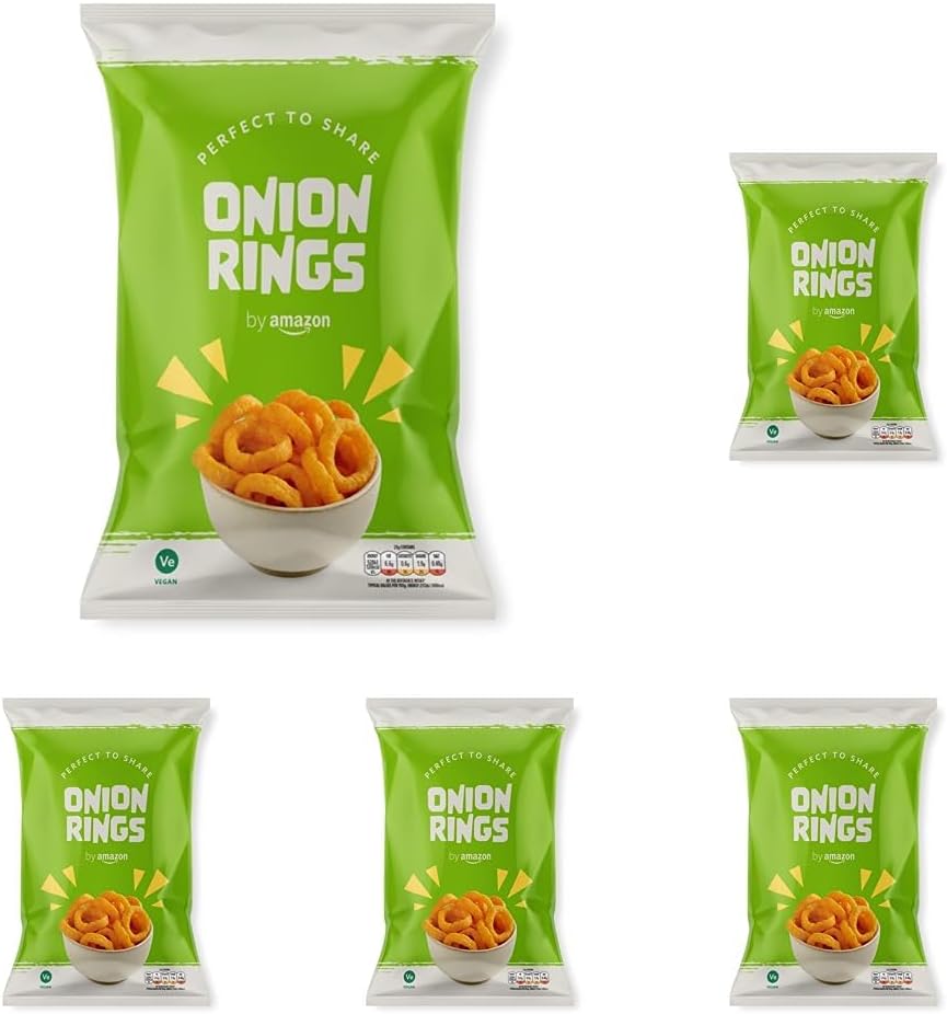 by Amazon Onion Rings Snacks, 150g (Pack of 5) : Amazon.co.uk: Grocery