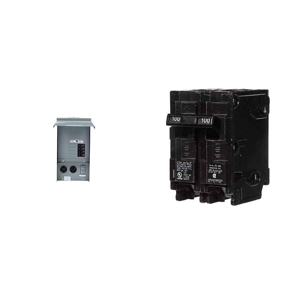 Buy Siemens Talon Temporary Power Outlet Panel with Q2100 100-Amp ...