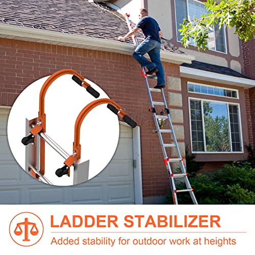 500 Dechoga 2-Pack Heavy Duty Ladder Roof Hook, lbs Weight Foldable ...