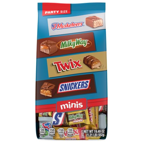 Amazon.com : SNICKERS, TWIX, MILKY WAY & 3 MUSKETEERS Minis Milk ...
