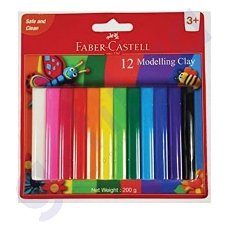 Faber Castell 12 Pcs. Modelling Clay Set : Amazon.in: Toys & Games