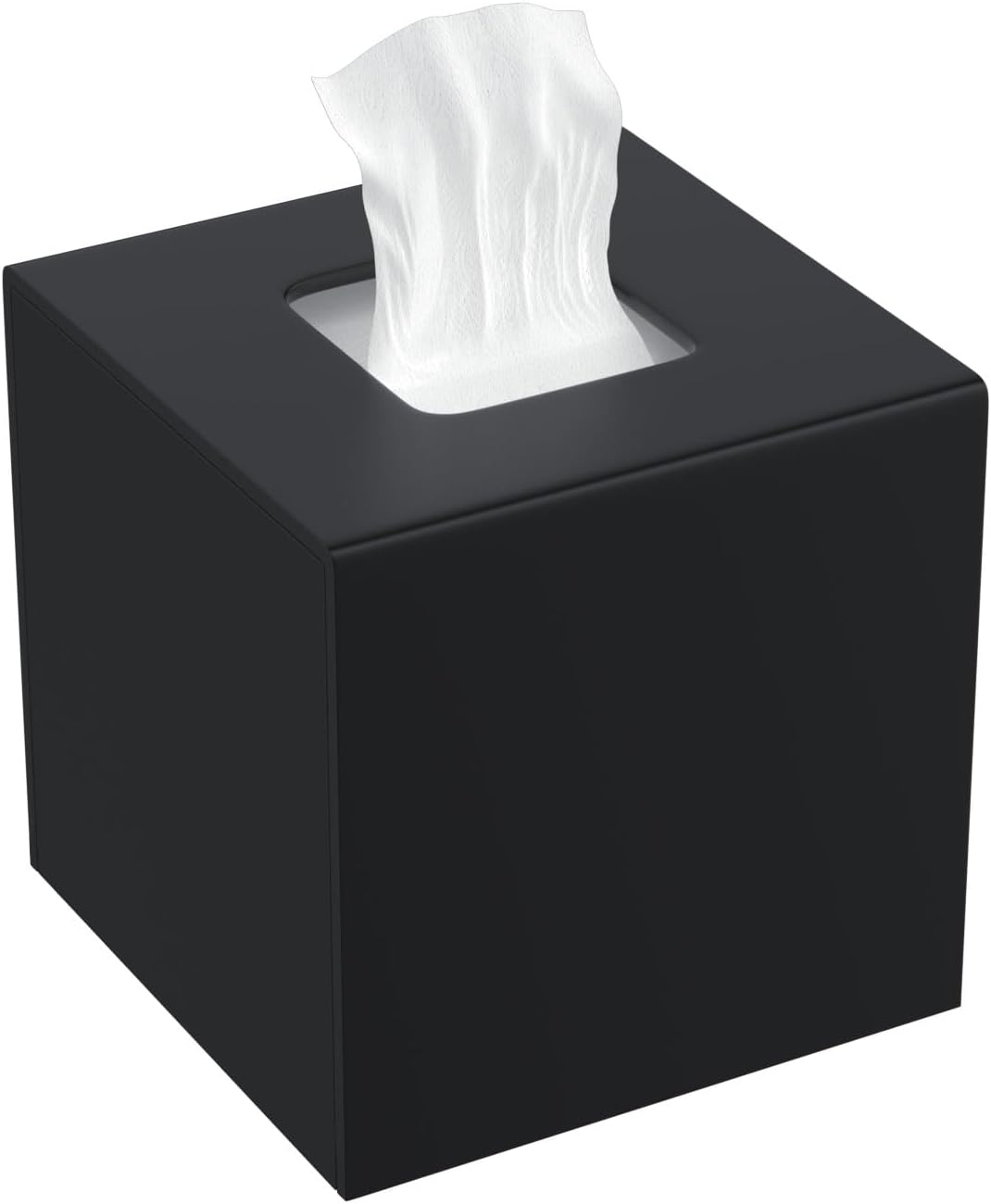 BTSKY PU Leather Cube Tissue Holder Box - Household/Office Square ...