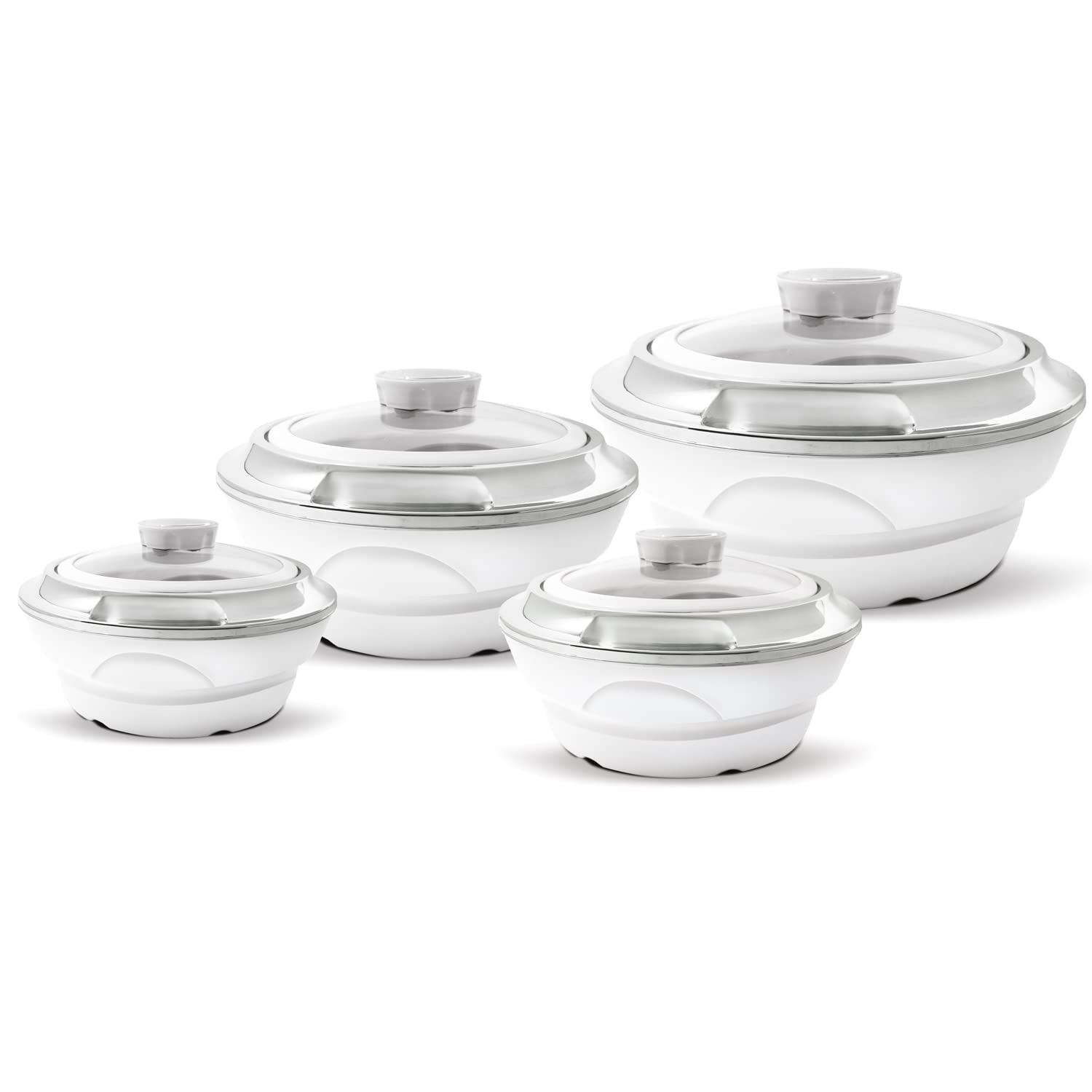 Jaypee Insulated Casserole Dishes | Serving Dishes With Glass Lid ...